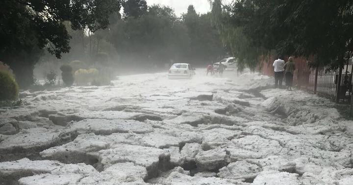 Mega Hail Storm in Heilbron, South Africa - SAPeople - Worldwide South ...