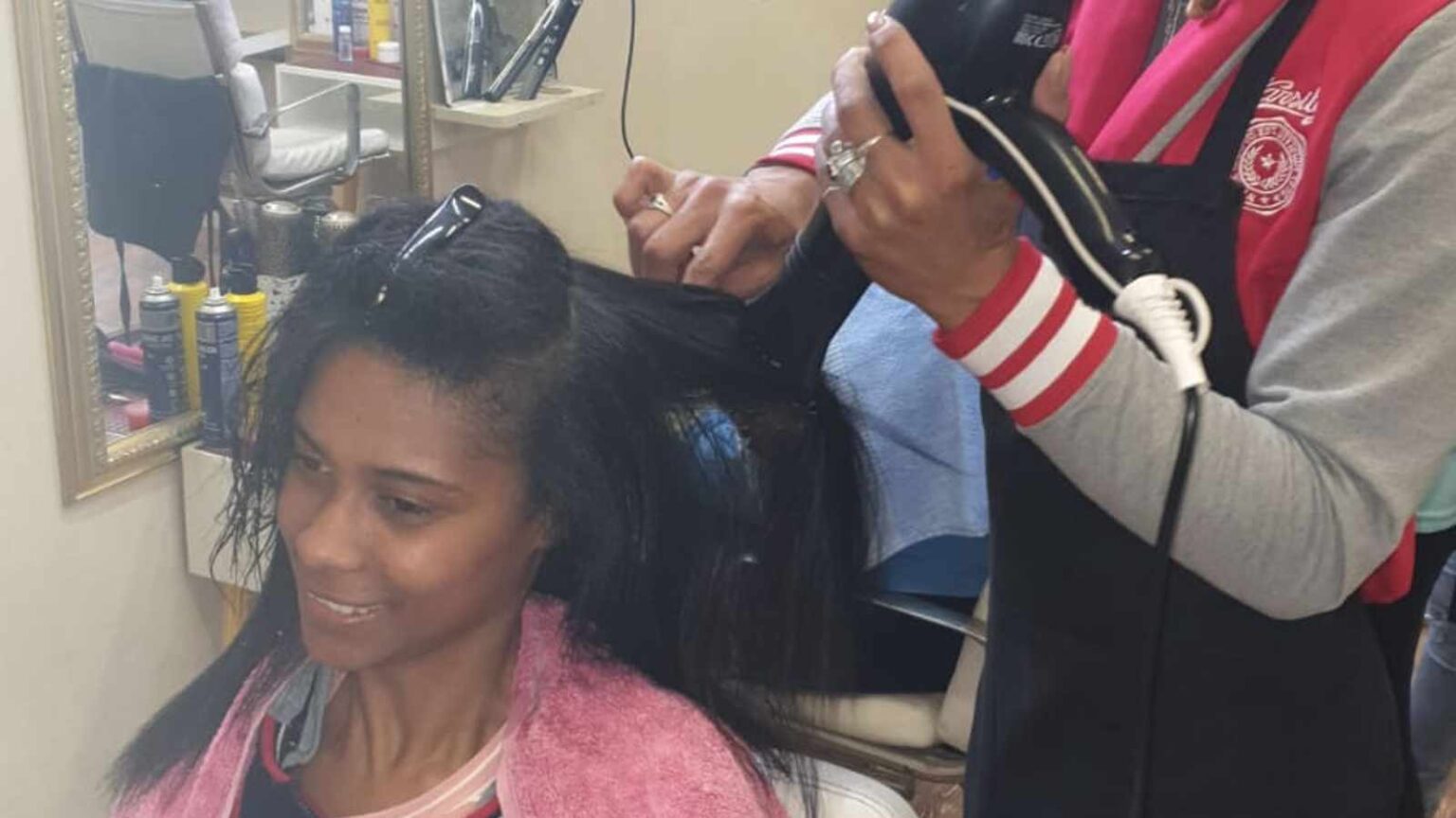 Watch Hair Salon Owners Offering Free Haircuts To Mense With