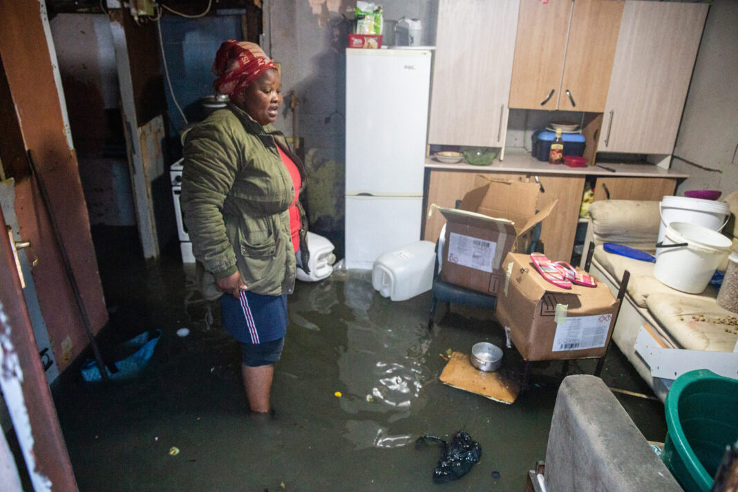 WATCH Flooding in Cape Town, Shacks Washed Away, Blocked Canal Blamed ...