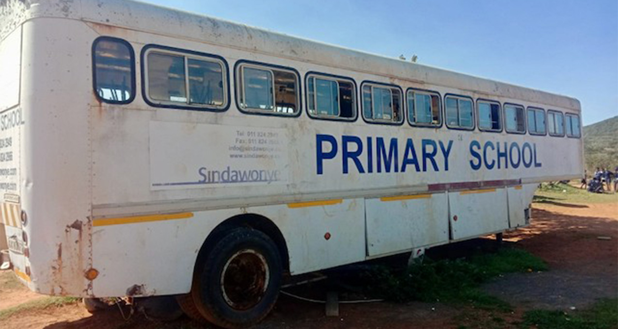 This is Not a Broken Bus. This is a Classroom in an Eastern Cape School ...
